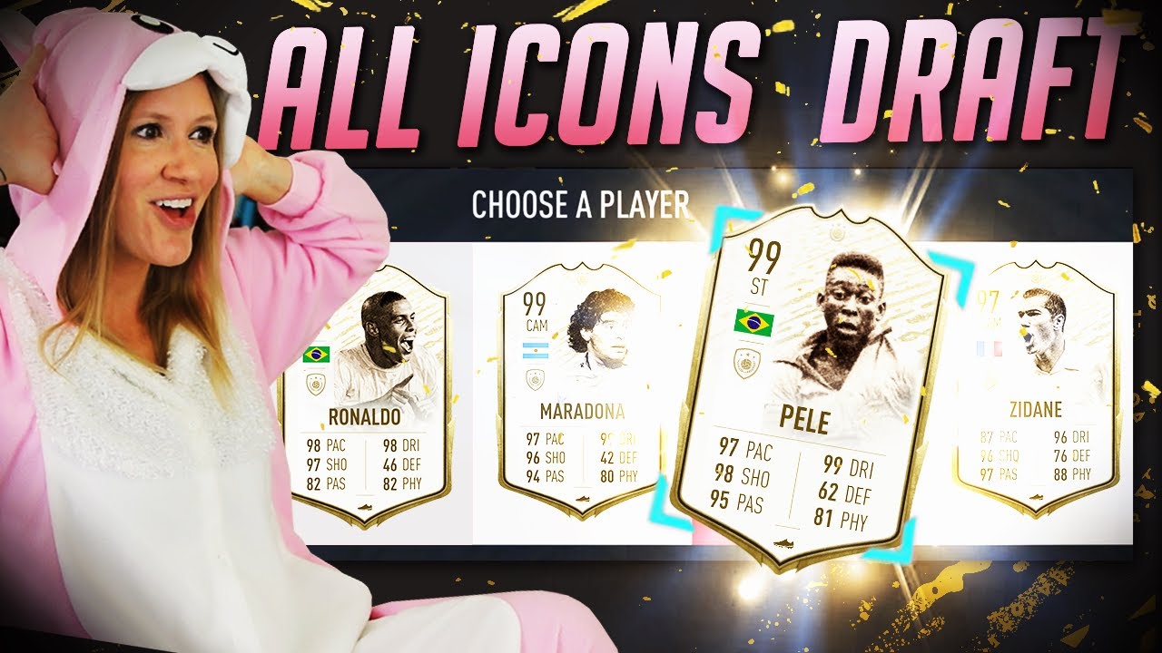 ALL PRIME ICONS IN FUT DRAFTS!!! I GOT A 193 FUT DRAFT!! FIFA 20 - YouTube