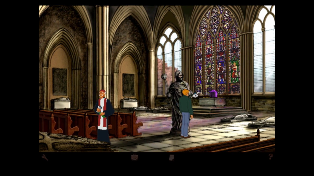 Broken Sword 1 - Capítulo 23 - Investigación en la iglesia - YouTube