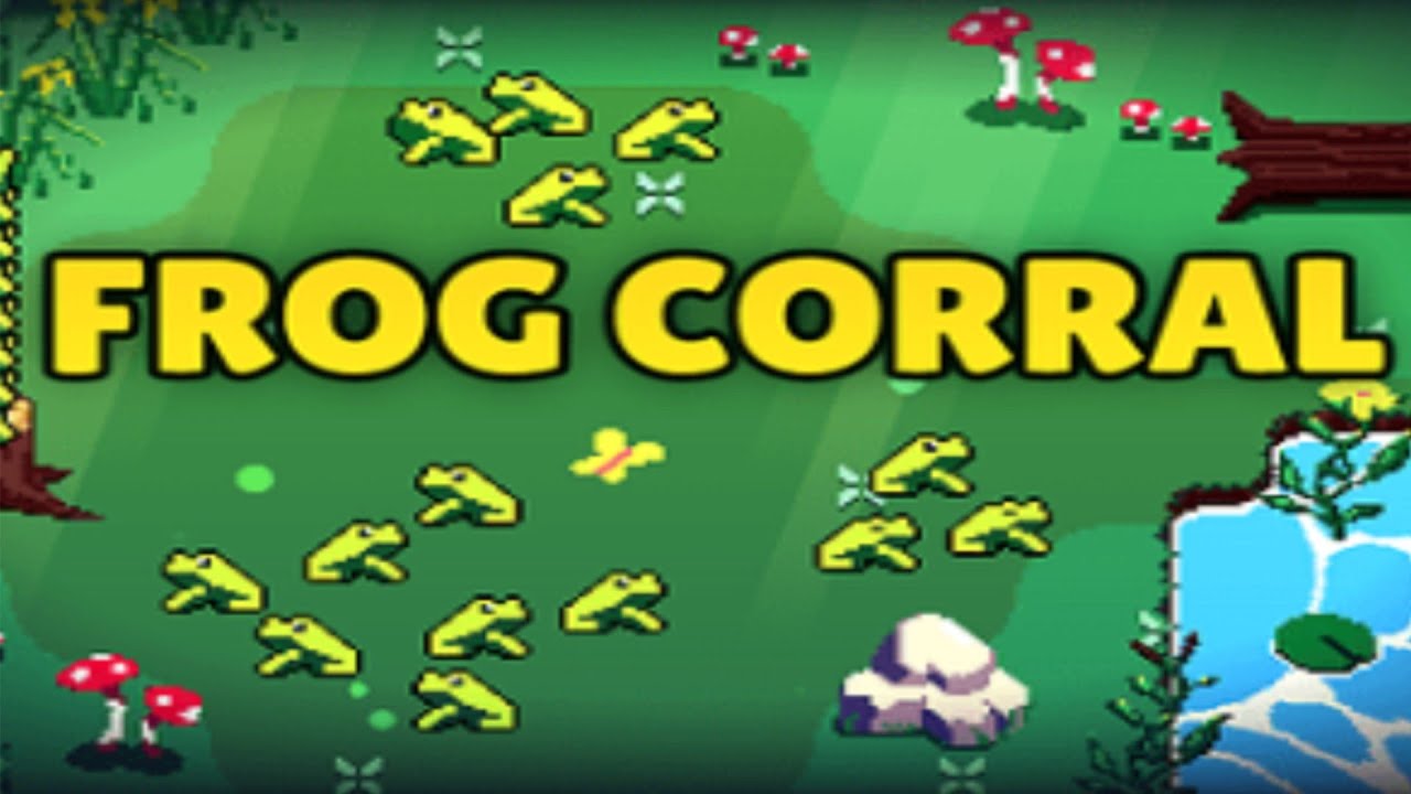 Frog Corral (A cozy puzzle game) - YouTube