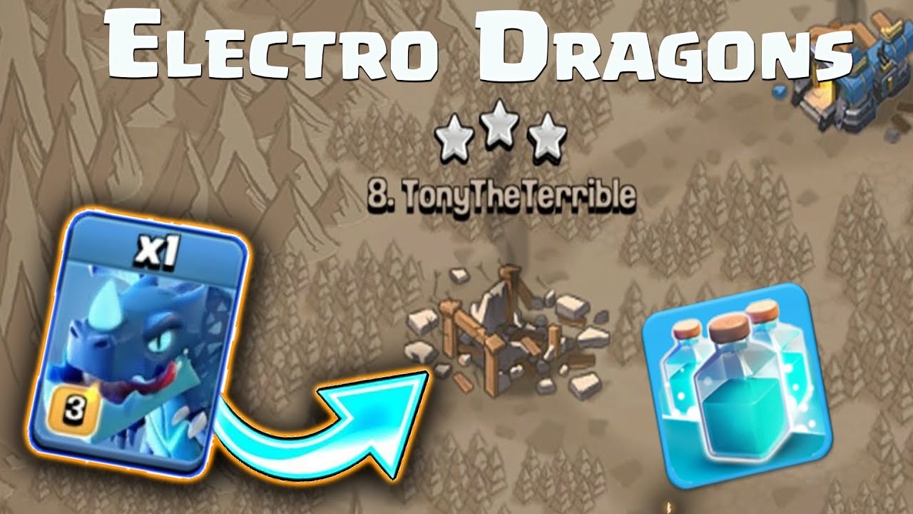 Mass Electro Dragon Town Hall 12 Gameplay | New Electro Dragons - YouTube