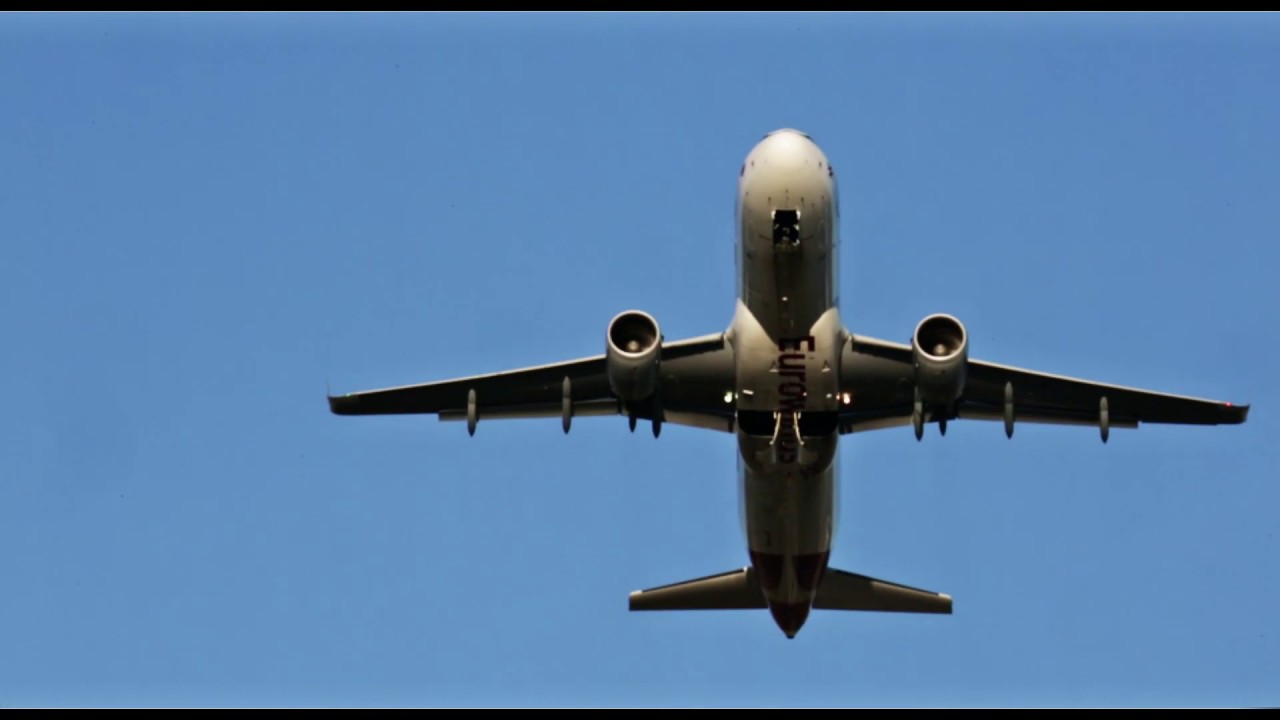 Flugzeug Start und Flugzeug Landung auf Flughafen DUS - YouTube