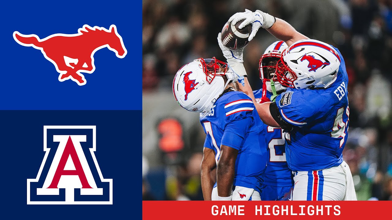 Holiday Bowl Highlights - SMU vs. Arizona | SMU Football - YouTube