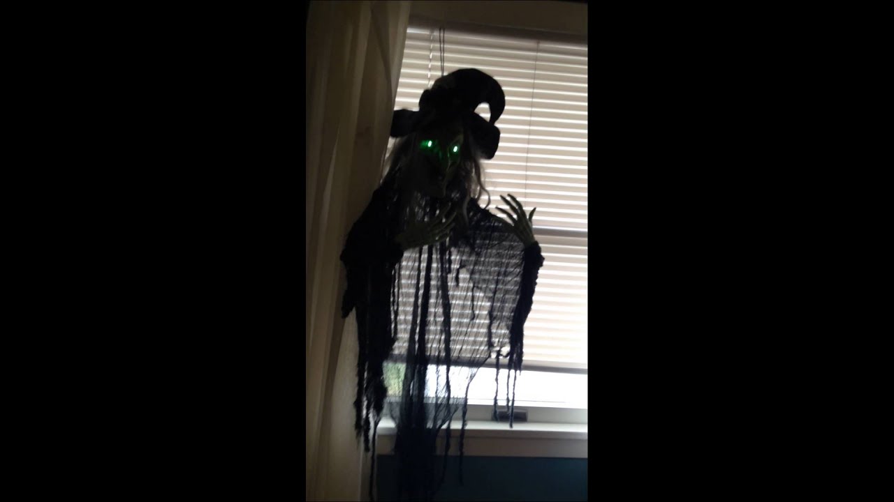 Gemmy Shaking Spirits Witch - YouTube