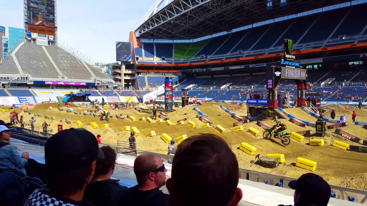 2019 Seattle Supercross, QUALIFYING, 450 Group A, Q1 Whoop Section ...