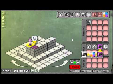 LightBot 2 - Lets Play - Episode 4 - Recursions & Conditionals - YouTube