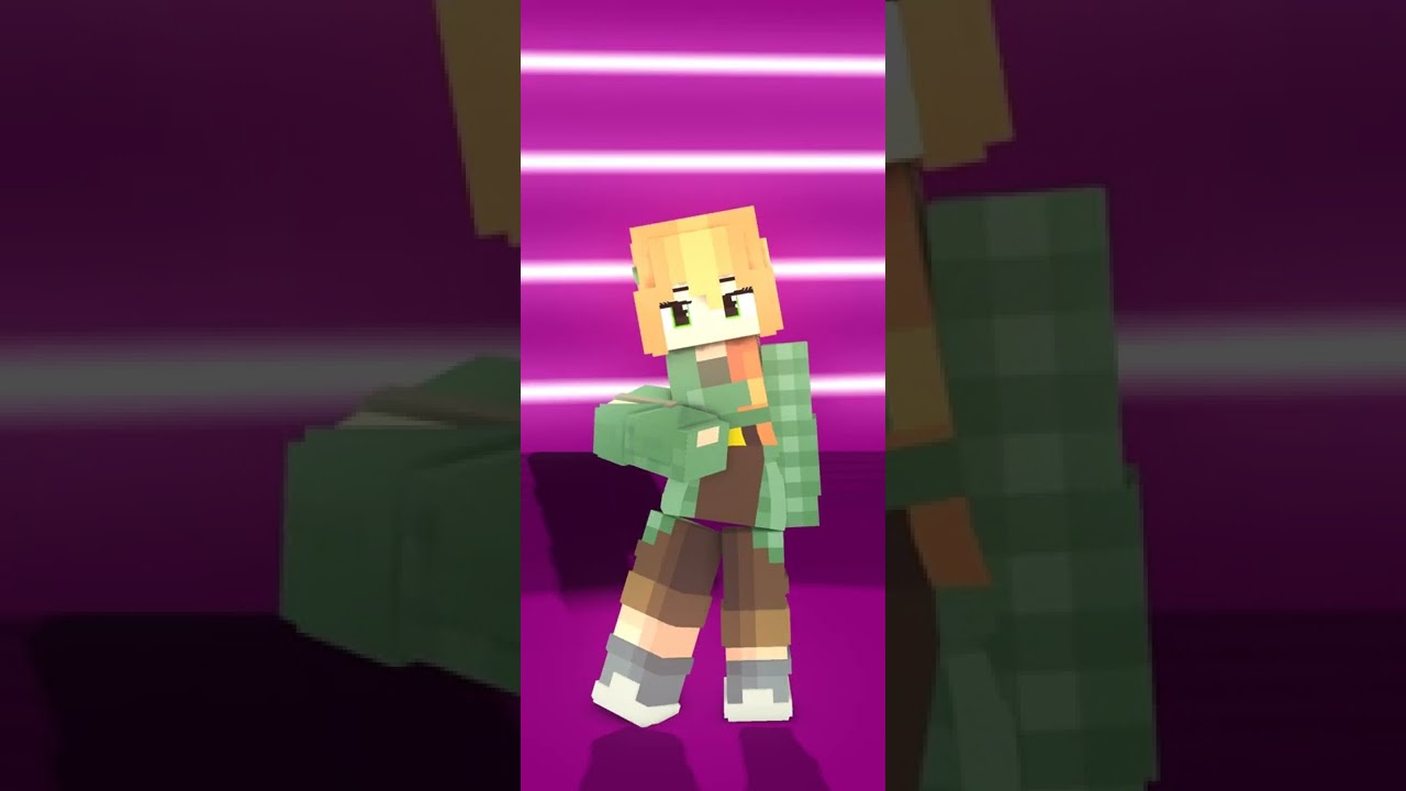 Alex doing Savage Love dance | minecraft animation - YouTube