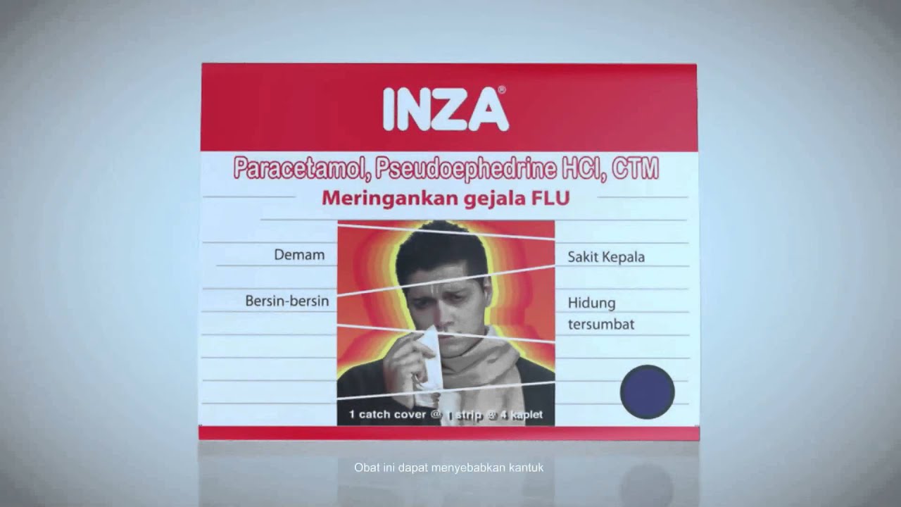 Iklan INZA Baru. Kaplet Obat Flu. - YouTube