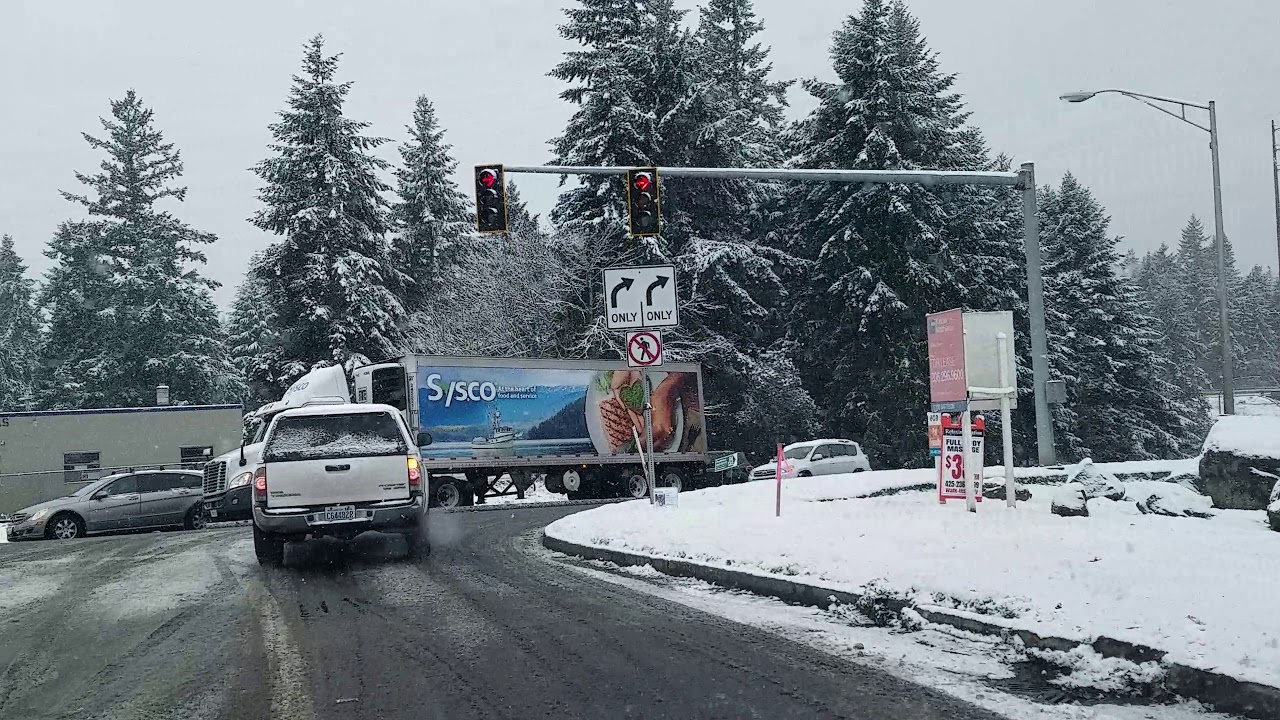 Seattle Snow Drive - YouTube