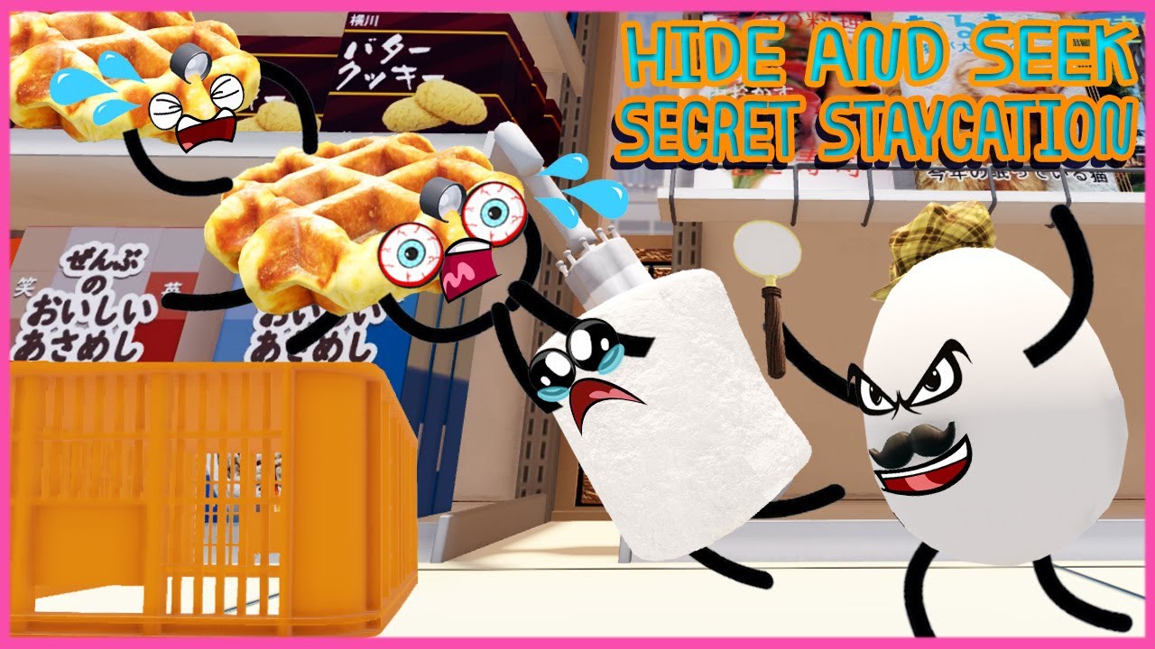 Roblox - hide and seek 1 - 5 in Secret Staycation - YouTube