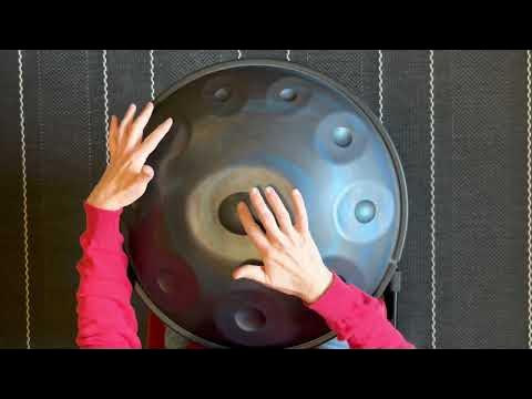 Tutoriel handpan, Origine vidéo 2, indépendance et variations, partie A, handpan Naos, D Amara ...