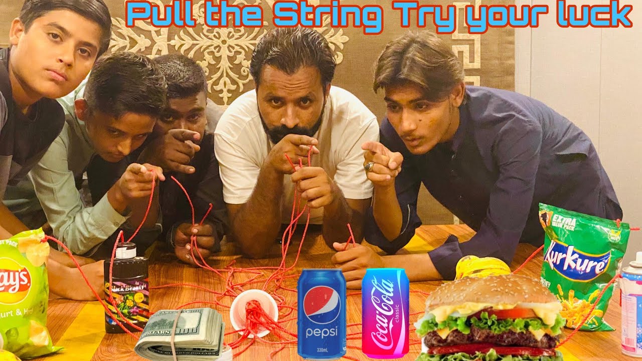 Pull the String and Try your Luck|Funny Challenge - YouTube