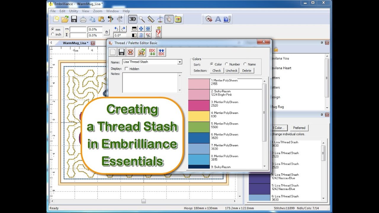 How-to Add Your Thread Collection to Embrilliance Essentials - YouTube