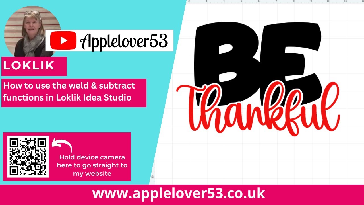 Loklik - How To Use Weld & Subtract For Cutout Text with Idea Studio ...