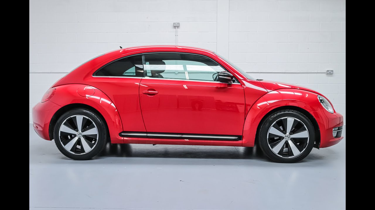 2015 VW Beetle Sport - Red - YouTube