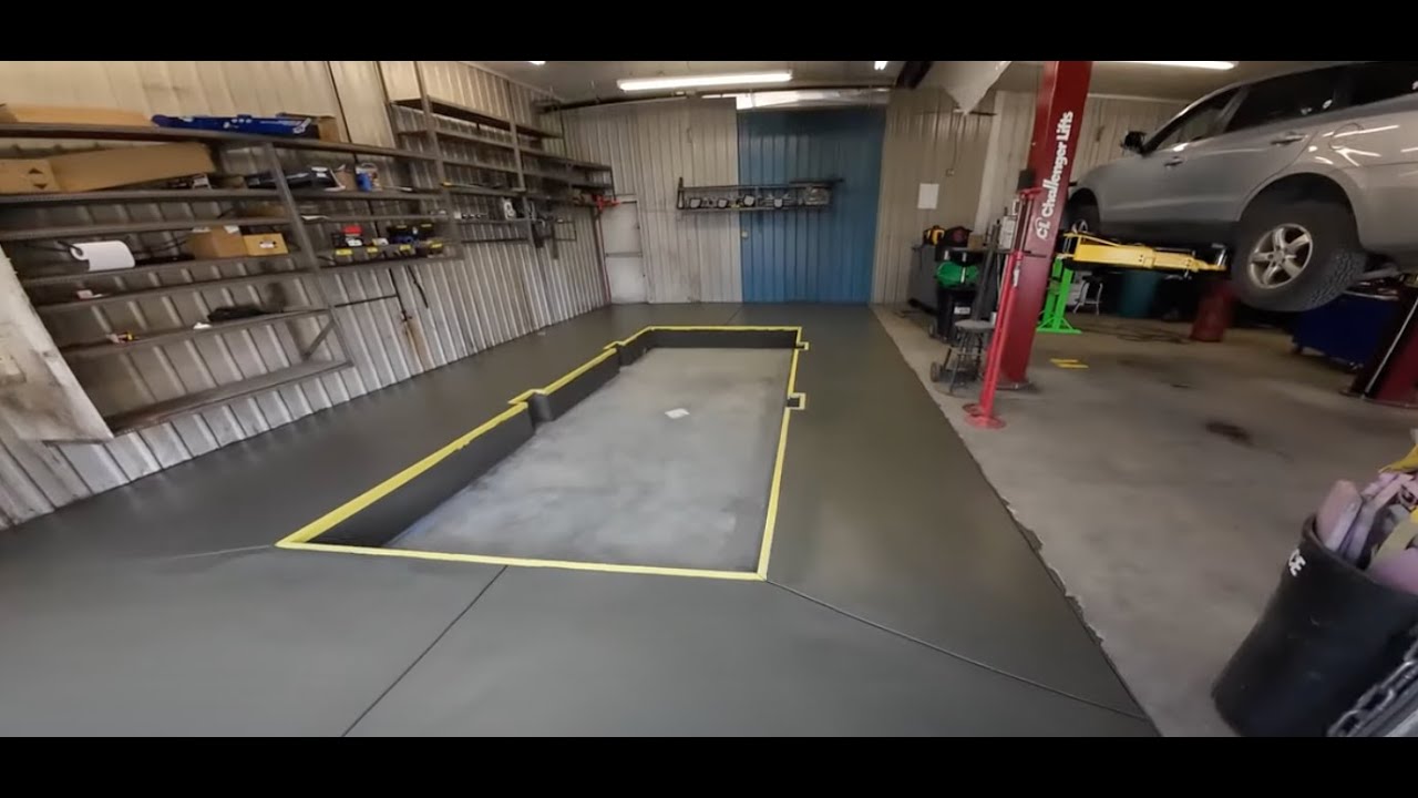 Ultimate Garage Upgrade: Pouring a Perfect Recess Floor - YouTube