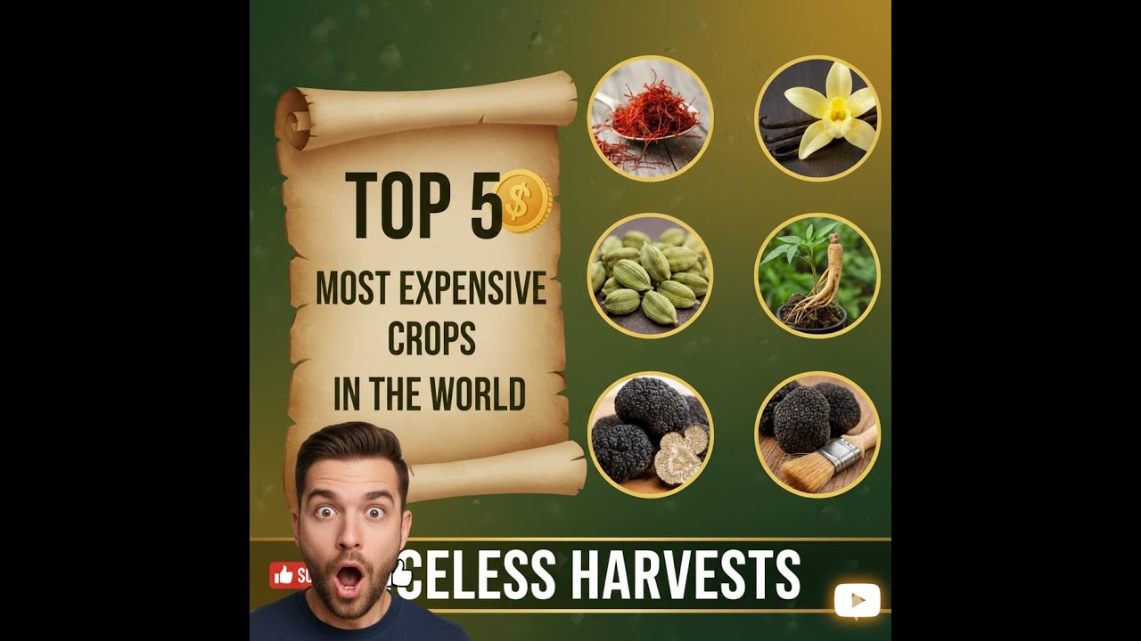 Top 5 Most Expensive Crops in the World - YouTube