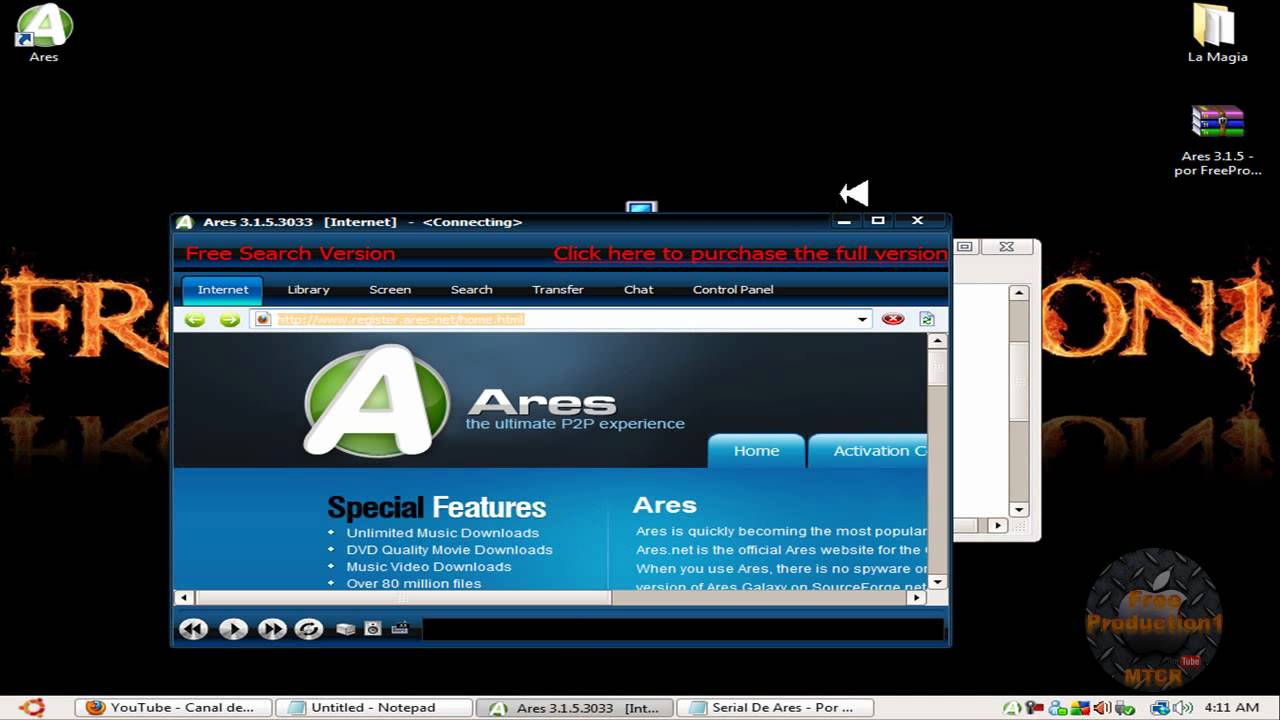 COMO DESCARGAR ARES 3.1.5 FULL!! Y EN ESPAÑOL (MEDIAFIRE LINK) [HD] - YouTube
