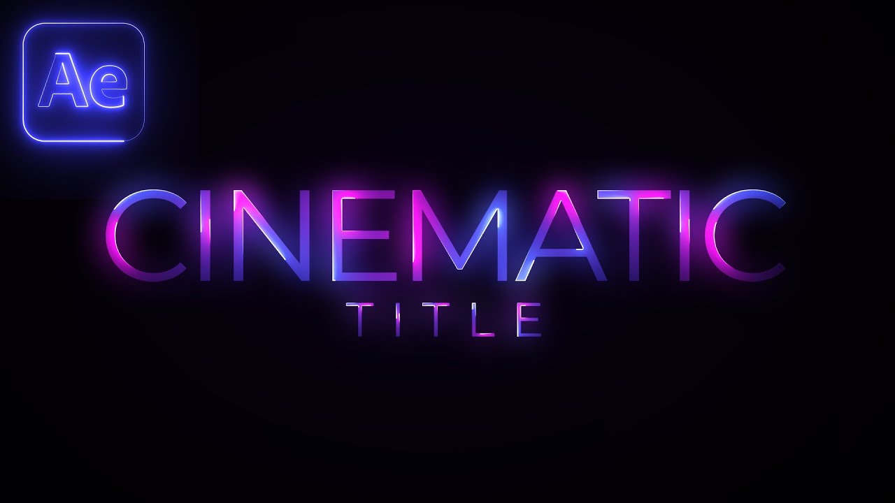 New Cinematic Title Animation In After Effects After Effects New Cinematic Title Animation In After Effects After Effects