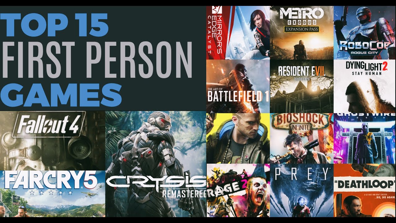 Top 15 Best High Graphics first person shooter games - YouTube