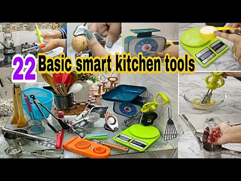 How to select smart and practical kitchen tools for beginners|22 must ...