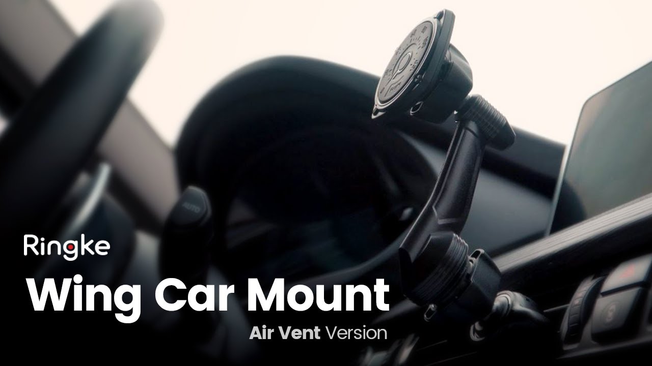 Car Mount on your Air Vent? Ringke POWER CLIP Wing Car Mount - YouTube