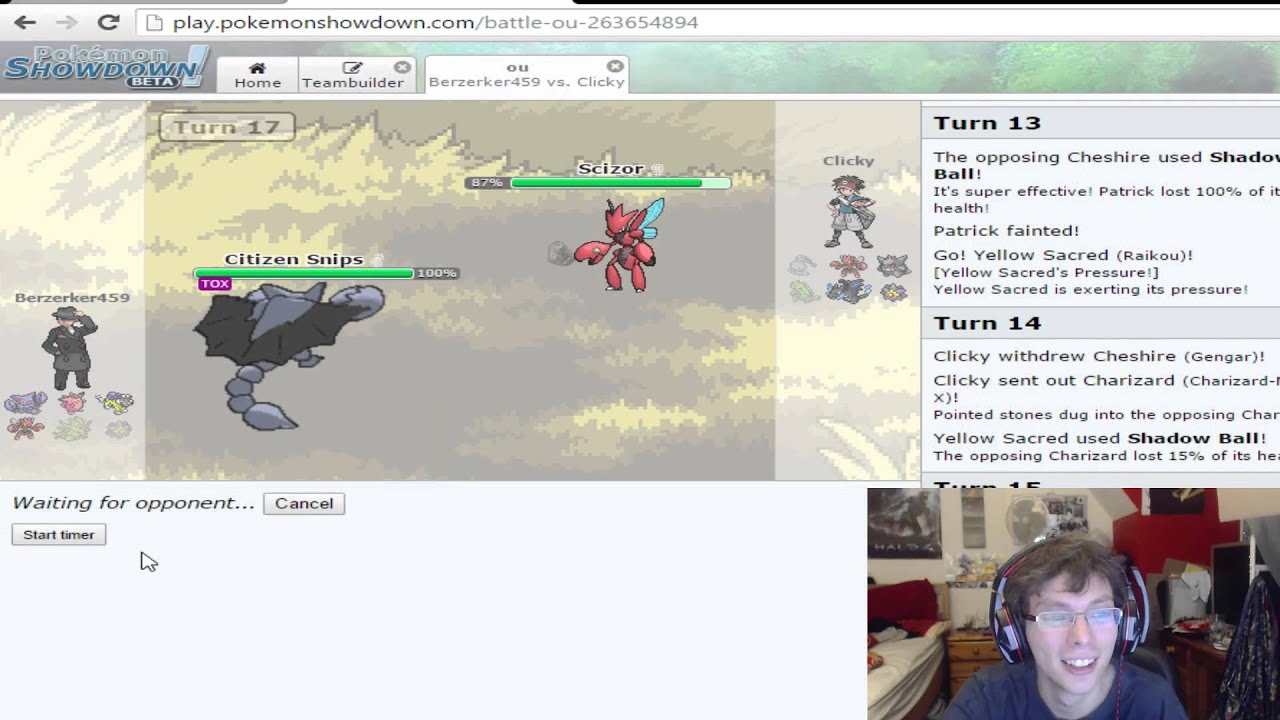 Pokemon Showdown Ft. Clicky - Citizen Snips! - YouTube