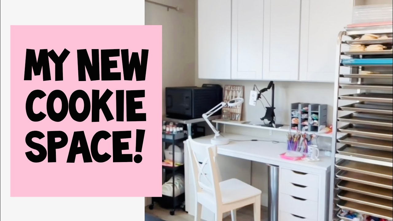 Build my new cookie decorating space with me! - YouTube