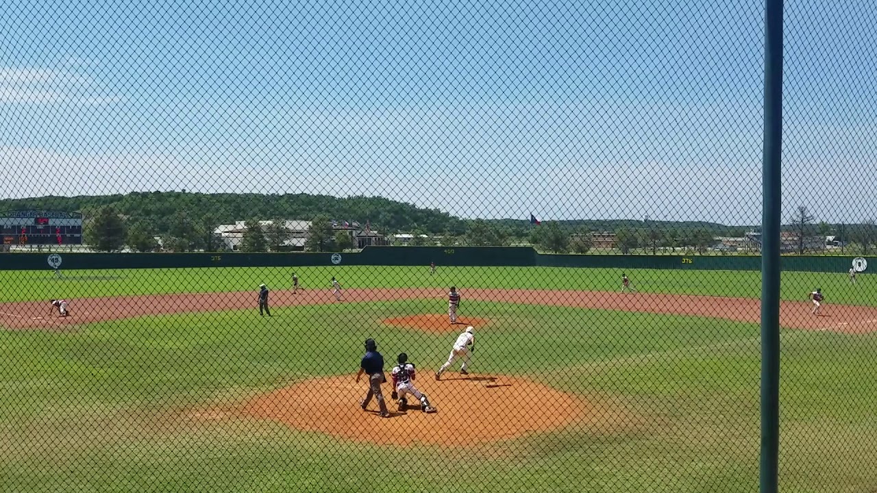 Single down 3rd base line again - YouTube
