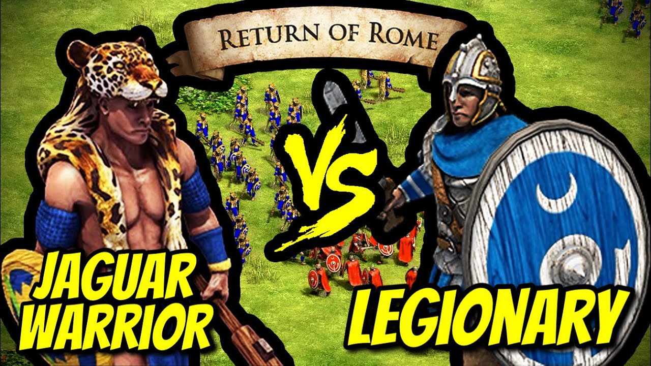 178 ELITE JAGUAR WARRIORS vs 200 LEGIONARIES (Total Resources) | AoE II ...