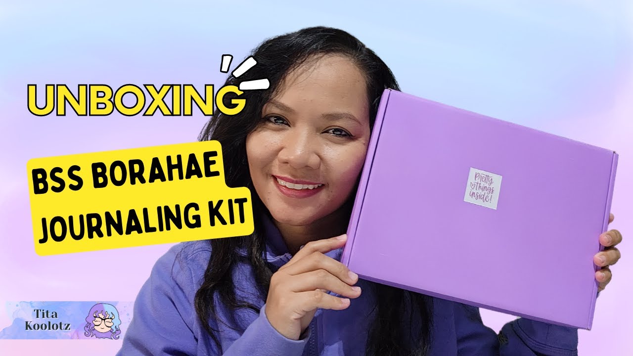 Unboxing BSS Borahae Scrapbooking Journaling Bundle Kit Limited Edition ...