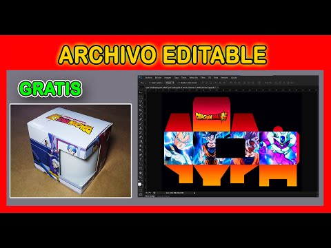 ✅ ARCHIVO EDITABLE , CAJA PARA TAZAS de 11 OZ  cuadrada con ventana .