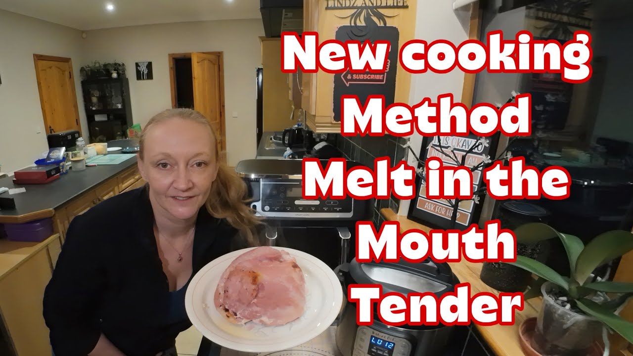Air fryer Ham/gammon fillet with instant pot potatoes and veg | new ...