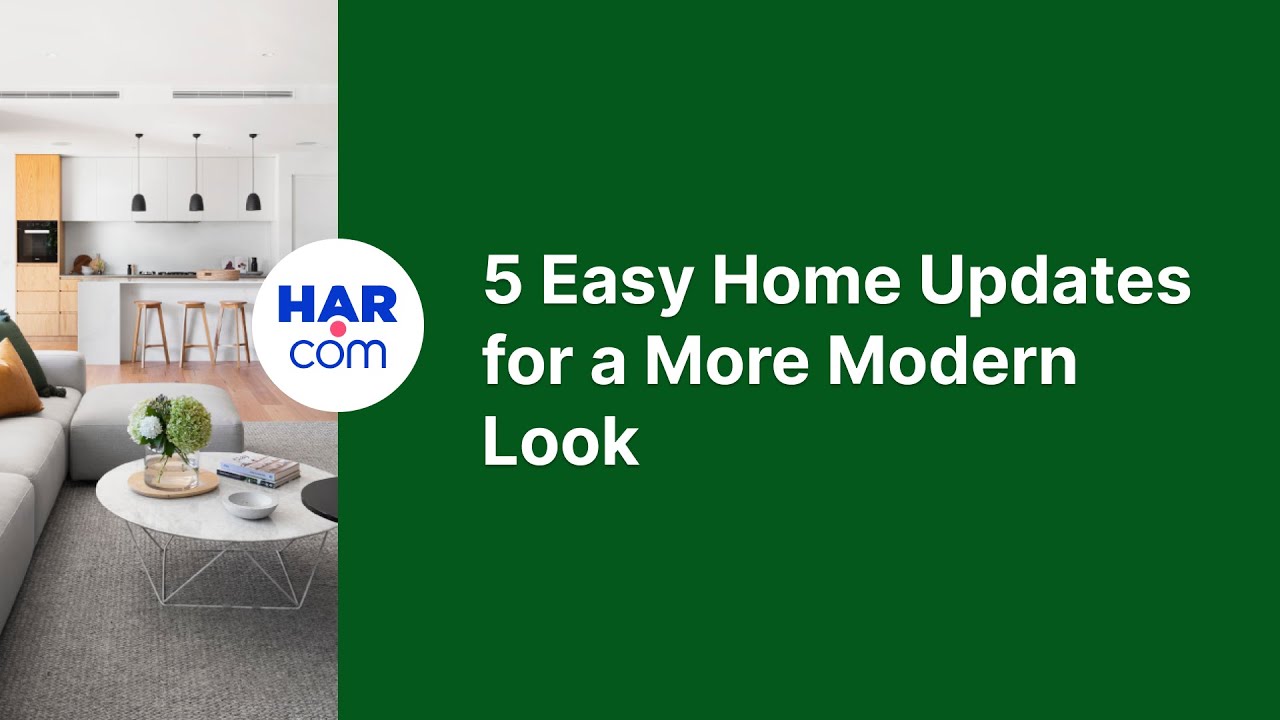 5 Easy Home Updates for a More Modern Look - YouTube