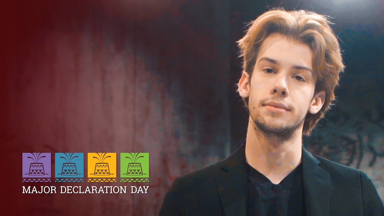 Andrew Phillips ’25 | Major Declaration Day - YouTube