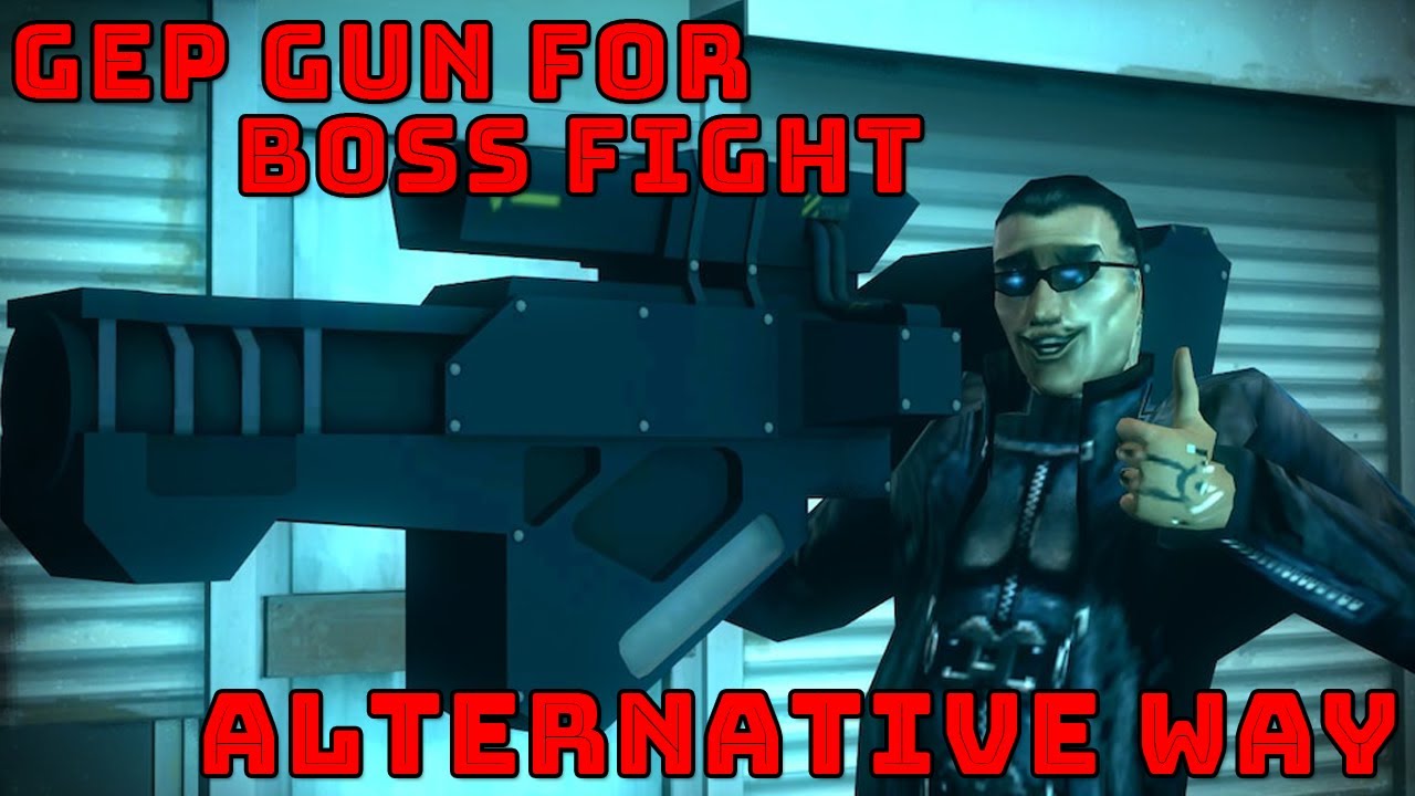 DEUS EX - Alternative way to use GEP GUN for BOSS FIGHT - YouTube