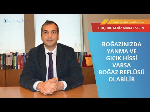 Boğaz reflüsü I Doc  Dr  Gediz Murat Serin