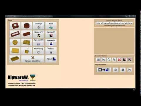 KipwareW® Conversational CNC Programming Software - YouTube
