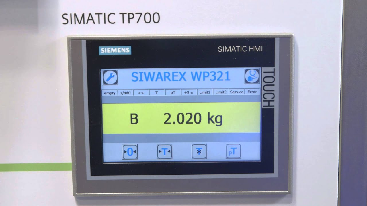 SIWAREX von Siemens - Wägetechnik für jede Aufgabe - YouTube