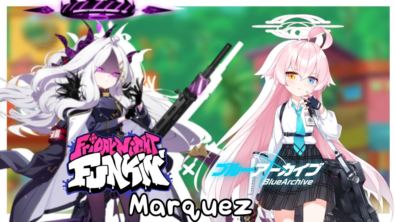 Hina vs Hoshino (Marquez Cover) | FNF x Blue archive - YouTube