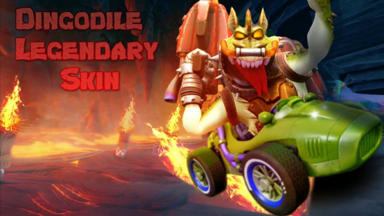 CTR online all Dingodile legendary skins gameplay - كراش سيارات اونلاين ...