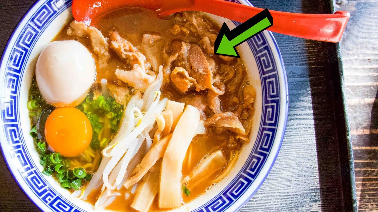 Stir-Fried PORK RIB Ramen in Koenji, Tokyo - YouTube