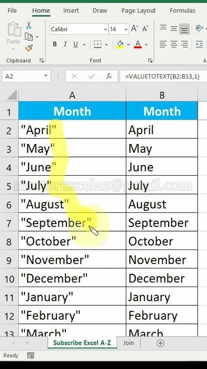 Valuetotext function in excel | #Shorts - YouTube