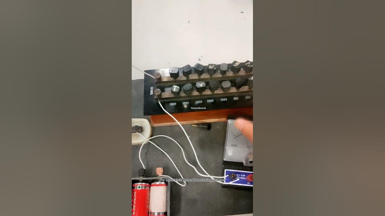 Physics Class XI-XII: (Readings) Internal Resistance of Voltmeter Experiment - YouTube