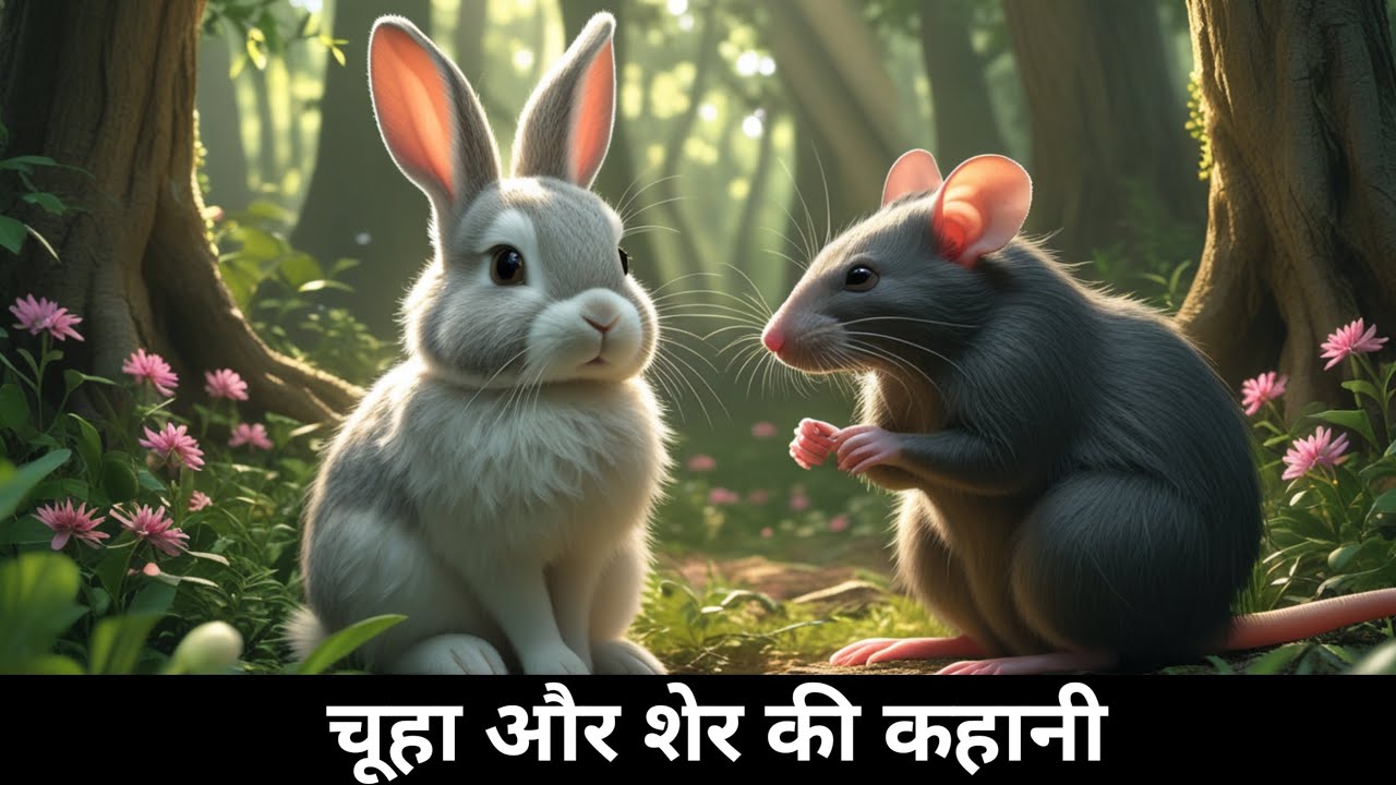 A Story of a Rat and Tiger 🐅 | Ai pro | Cute rabbit Bear and Monkey ...