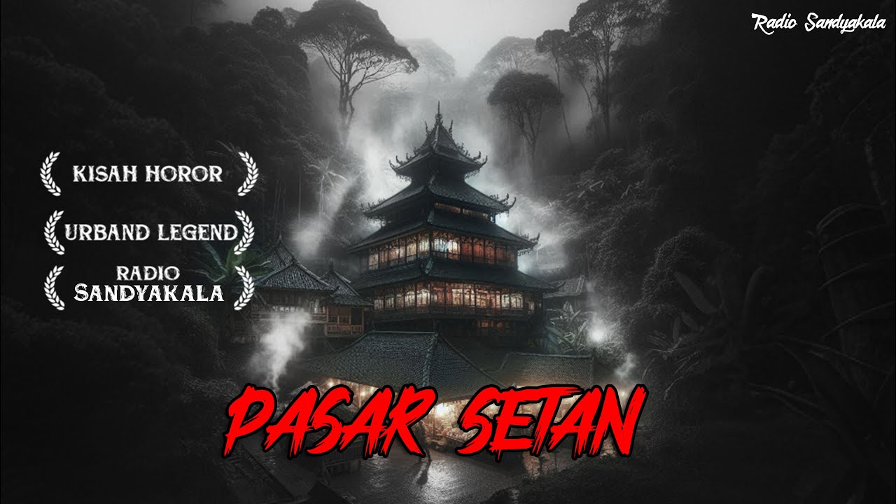 PASAR SETAN !! KISAH SEORANG PRIA TAHUN 80-AN MASUK PASAR GAIB - YouTube