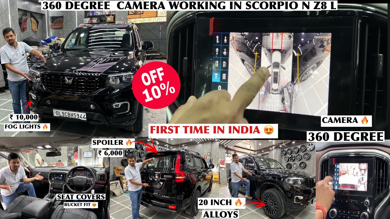 360 Degree Camera In Scorpio N OEM Screen Modified scorpio n Scorpio n ...