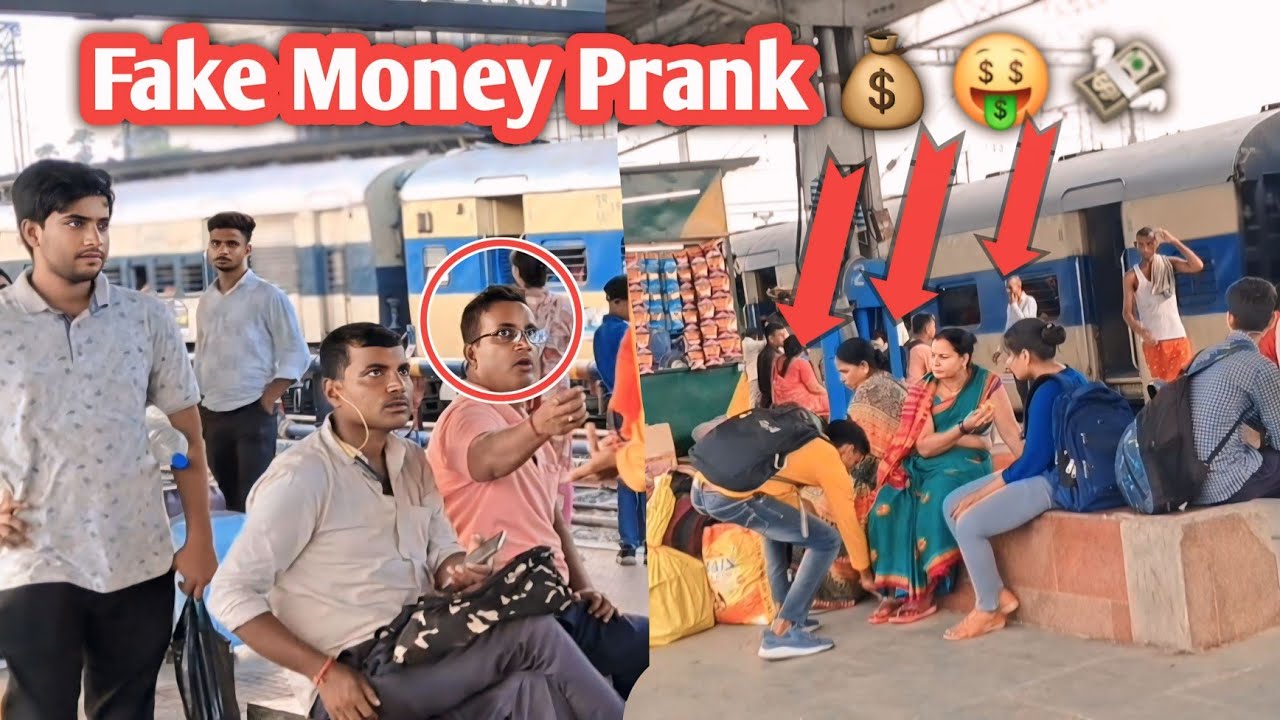 Station Prank: Dancing for Fake Money and Reaction 😂😂 - YouTube