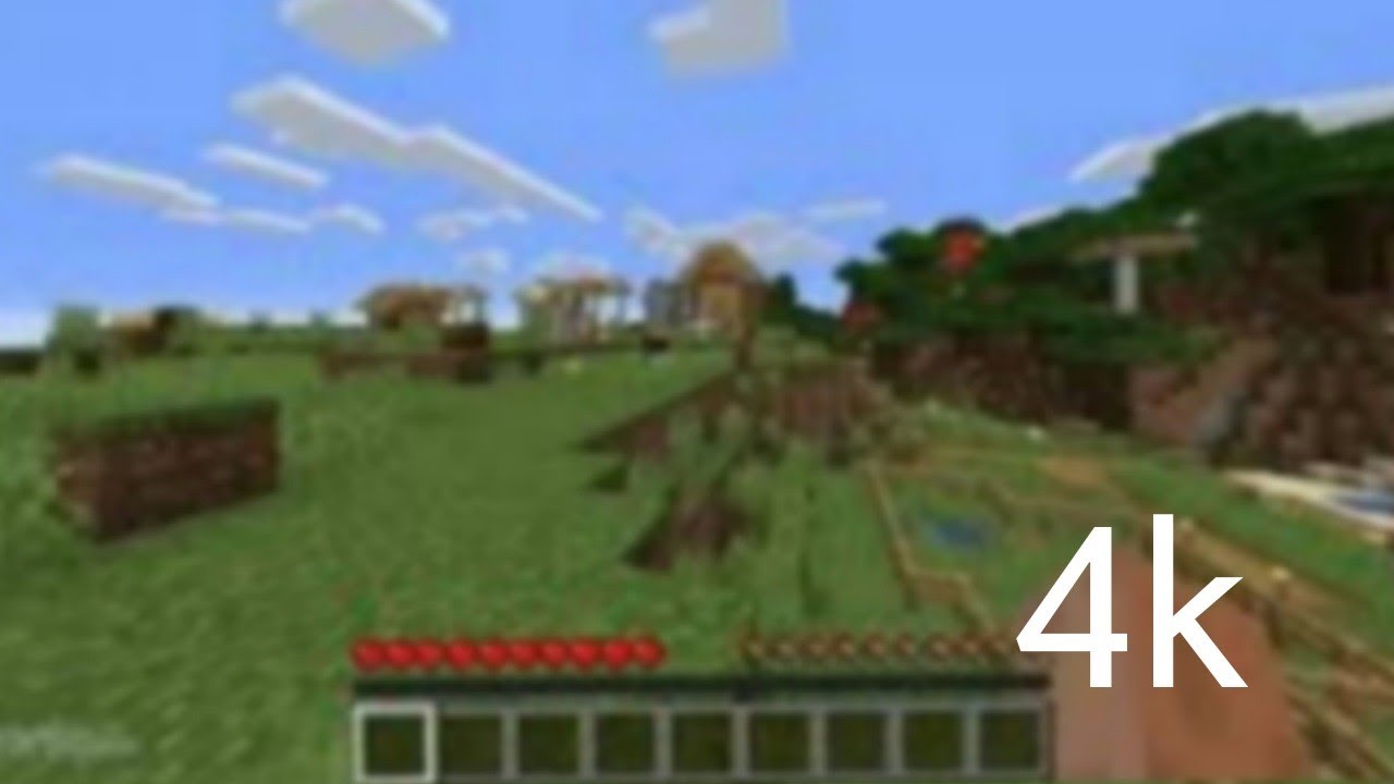 Minecraft 4k - YouTube