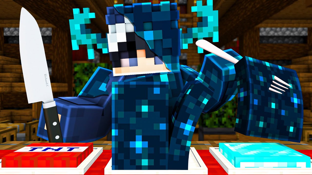 Minecraft, aber ich kann BLÖCKE ESSEN... (SUPER OP) - YouTube