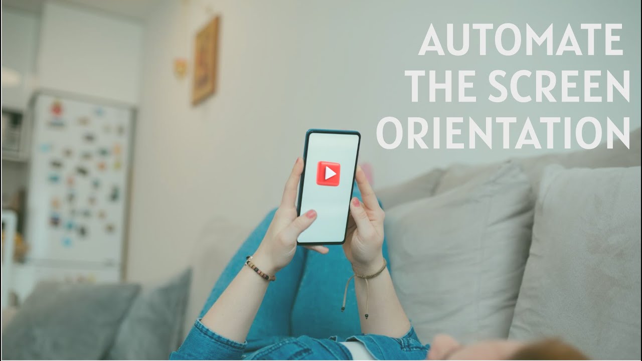 How to Automate Screen Orientation on iPhone - YouTube